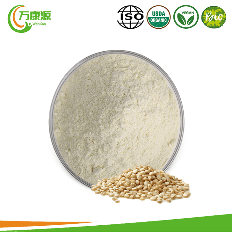 Proteína de quinoa em pó 80% de fábrica por atacado - WanKon Biotech